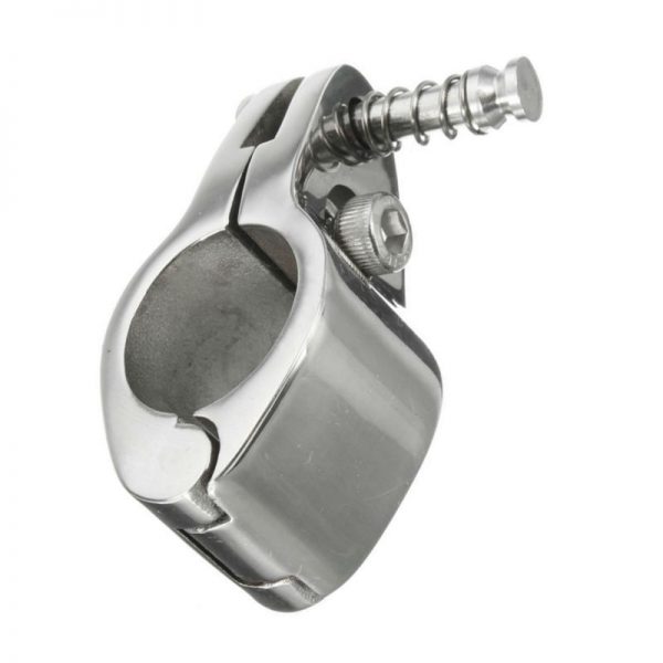 Stainless Steel Jaw Slide Clamp 1" 25mm Bimini Top Hinged Slide Fitting