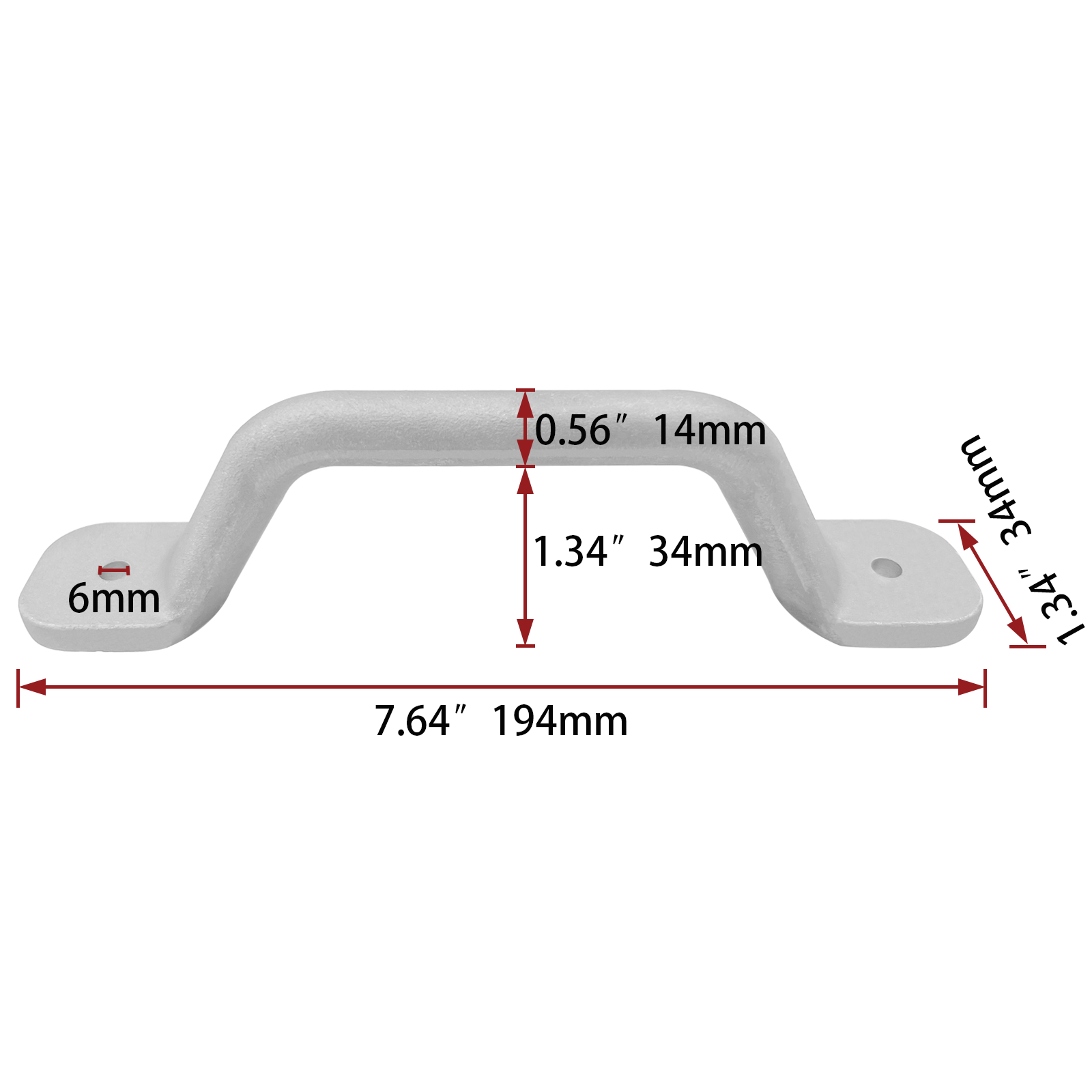 Boat Cleat Handles Aluminum | Boat Hardware | Isure Marine