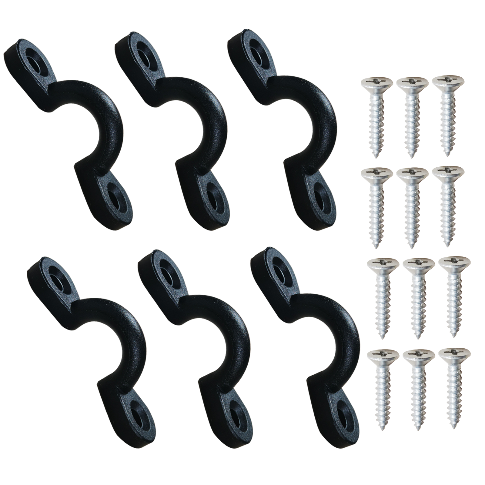 Wire Eye Strap | Black Nylon Rigging | Isure Marine Hardware