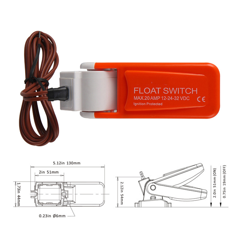 Bilge Pump Float Switch Boat | Isure Marine Hardware