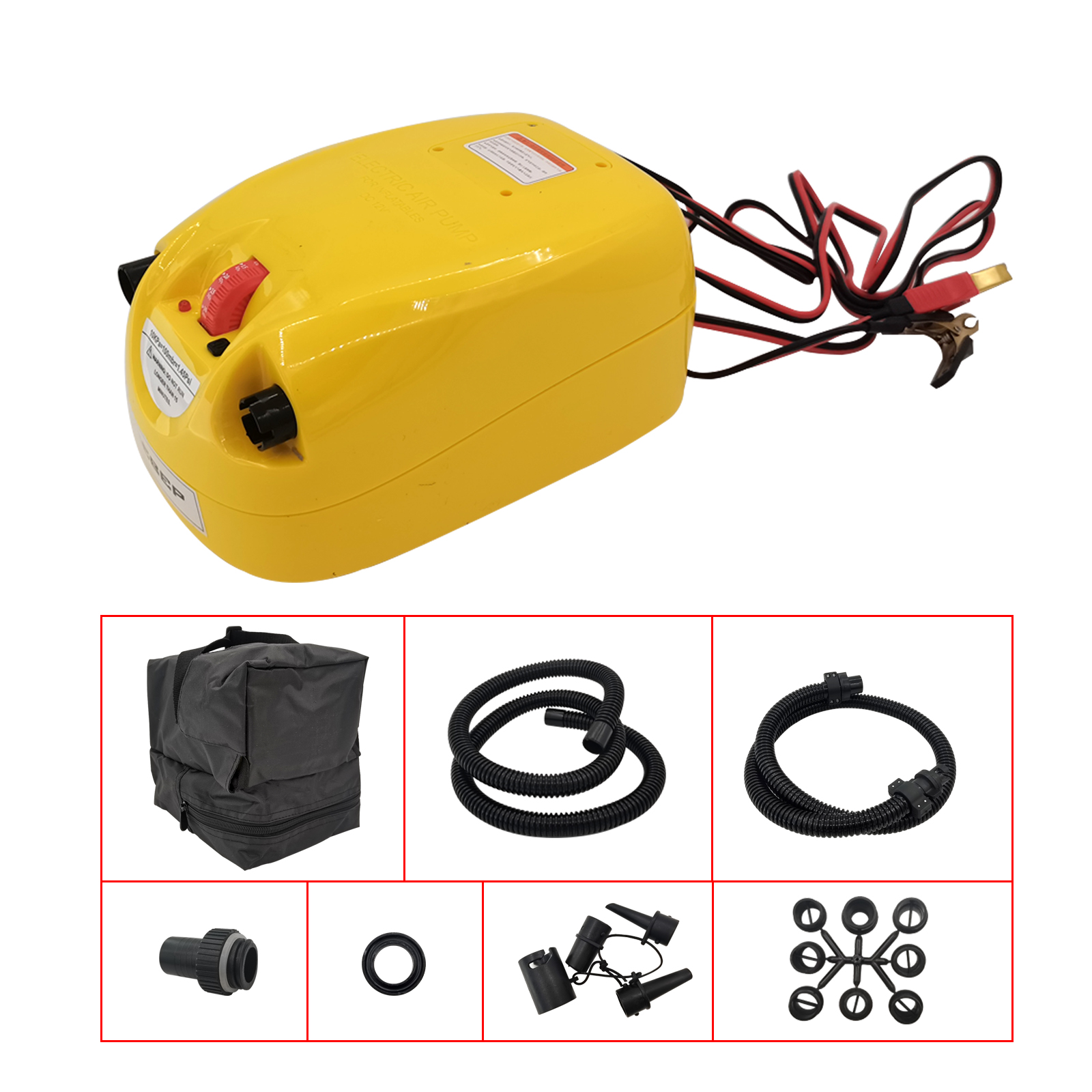 Yellow Marine Inflatable Boat Pump | Isure Marine