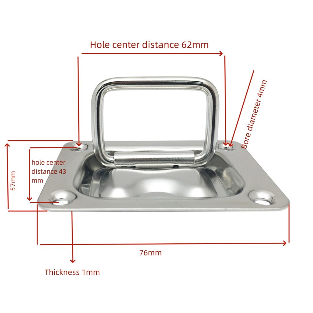 Boat Stainless Steel Flush Pull Hatch Latch | Isure Marine