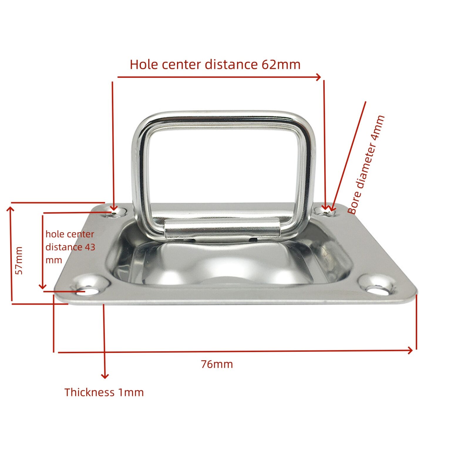 Boat Stainless Steel Flush Pull Hatch Latch | Isure Marine
