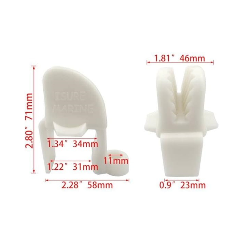 Rail Mount Fender Hanger | Isure Marine Hardware