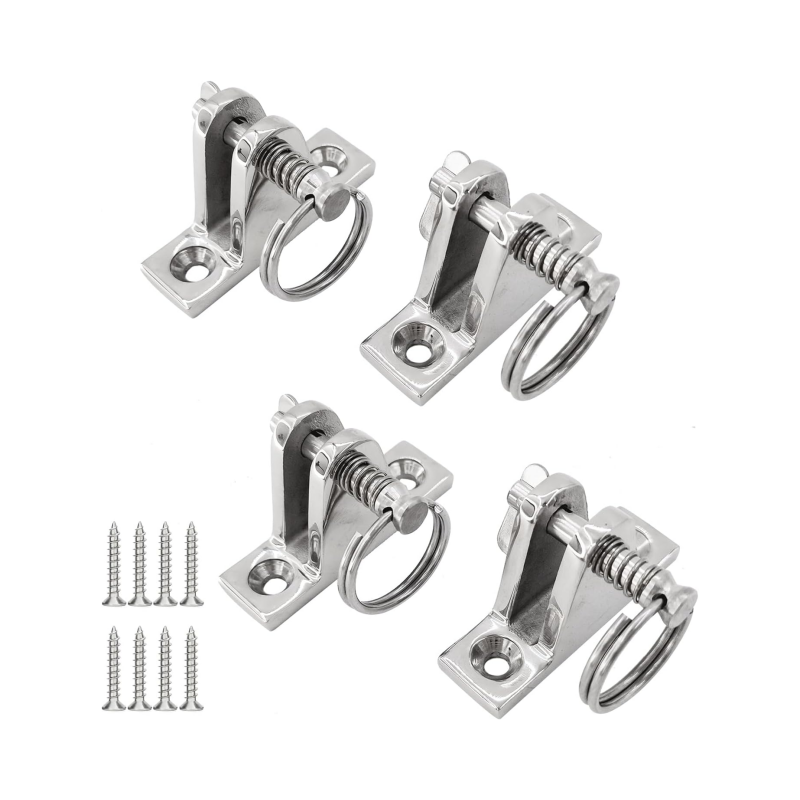 Bimini Top Deck Hinge with Quick Release pin丨Isure Marine
